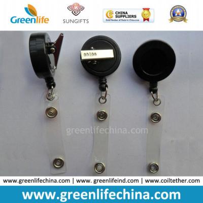 China Rotating Alligator Clip for Round Flat ID Retractable Badge Holder for sale