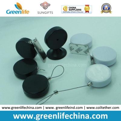 China Round Anti-Theft Retractable Pull Box Recoiler W/Customized Ends for sale