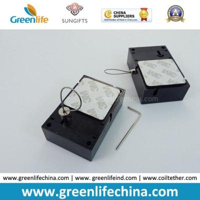 China Large Cube Retracting Cable Security Display Holder W/Loop From Side for sale