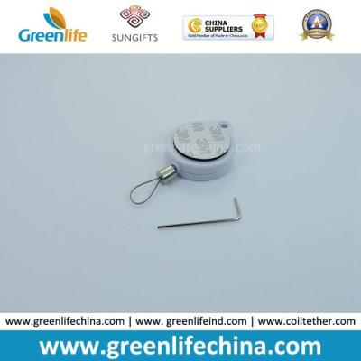 China Hot Selling Heart White Plastic Pull Box Recoiler W/Loop End for sale