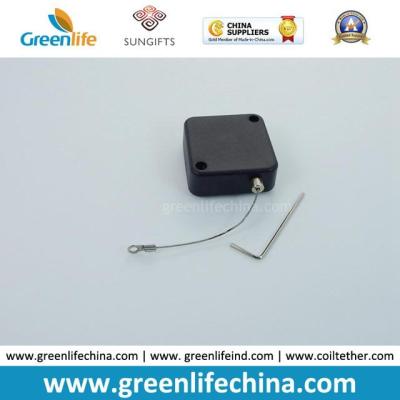 China Security Cable Lockable Square Black Retractor for Jewelry Electronics Displaying for sale