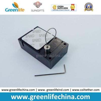 China Back Side Cable Outlet Cube Plastic Anti-Theft Retail Display Holder for sale
