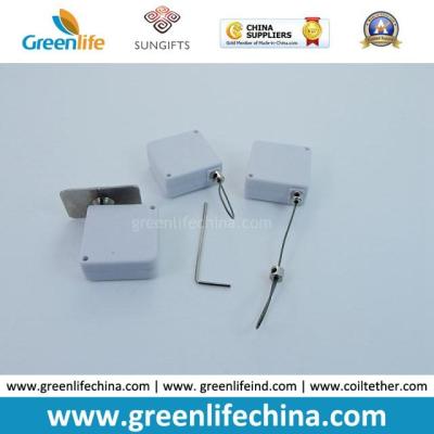 China Hot Sale in Europe Mini Square White Retractable Anti-Theft Display for sale