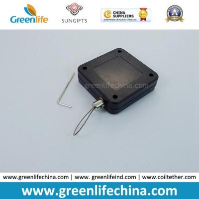 China Big Pulling Strength Square Plastic Retracting Security Cable Coiled Recolier for sale