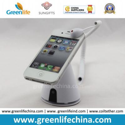 China Alarming Anti-Theft Mobile Phone Display Holder Fashion White Color for sale