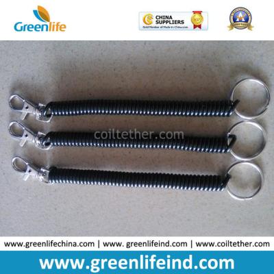 China Flexible Spiral Key Ring Elastic Cord Hot Selling Bungee Leash for sale