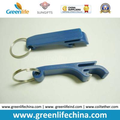 China Promotional Bottle Opener Key Chain Gift Surface Ready for Custom Logo Silk Screen Printing for sale