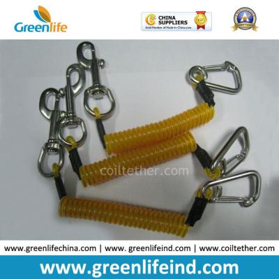 China Strong Security Wire Coiled Lanyard Rope for Tools Safe for sale