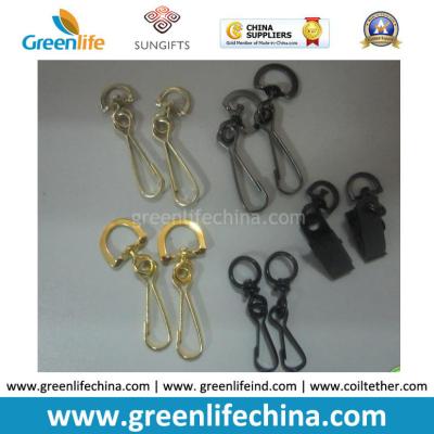 China Golden/Siver Metal Swivel Hook Snap Swivel Hook in Different Plating Treatment Eco-friendly Hardwares for sale