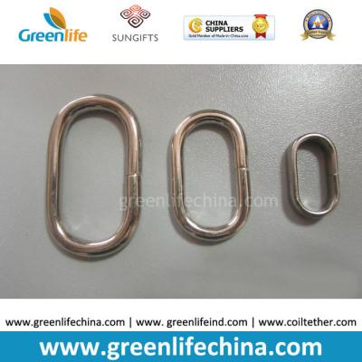 China Oval Metal Fastener Ring ID Badge Accessories China Factory Direct Offer for sale