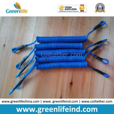China Retractable Blue Tether Short Lanyard Protection for Tools for sale
