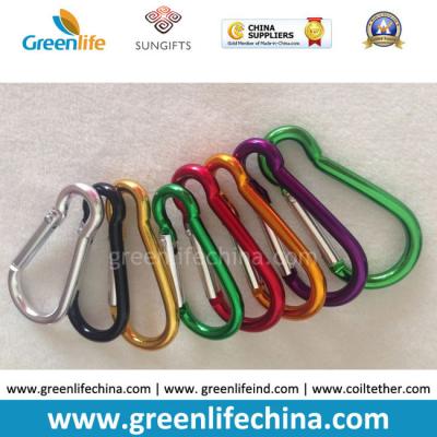 China Not for climbing carabiner hooks standard size 3''long 1 1/3wide at widest point keychains for sale