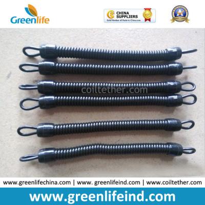 China Black Plastic Spring Coil w/Loop Ends for Different Customized Accessories for sale