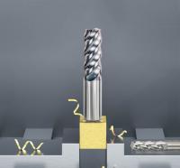 China 4 Flute Cnc End Mills For Aluminum Wear Resistant For Aerospace for sale