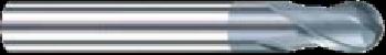 China High Rigidity Hss Ball Nose End Mills Vibration Resistant Milling Ball Cutter for sale