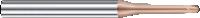 China Thermal Resistant Tapered Ball Nose Bit Tapered Ball End Mill With 2 Flutes for sale