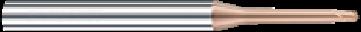 China Thermal Resistant Tapered Ball Nose Bit Tapered Ball End Mill With 2 Flutes for sale