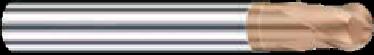 China Long Lifespan Ball Nose End Mills High Performance 45-70HRC Smooth Cutting for sale