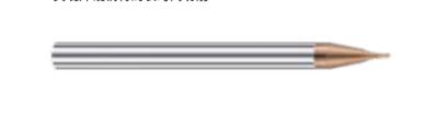 China Y Coating Ball Nose End Mills 50-65HRC Long Term High Rigidity for sale