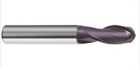 China High Accuracy Ball Nose End Mills 30 Degree Helix Angle With Carbide Material for sale