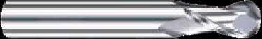 China Aluminum Carbide Ball Nose End Mill Accurate For Smooth Milling Operations for sale