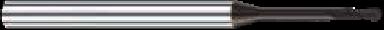 China Graphite Deep Groove Ball Nose End Mills 2 Flute OEM ODM For Aerospace for sale