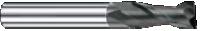 China General Purpose Milling Square End Mills With 30 Degree Helix Angle Straight Shank Type for sale