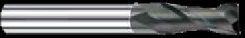 China General Purpose Milling Square End Mills With 30 Degree Helix Angle Straight Shank Type for sale