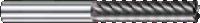 China 6 Flutes Square End Mills 45 Degree Helix Angle Standard For Versatile Use for sale