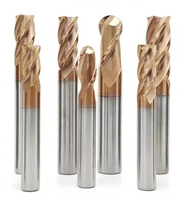 China 4 Flutes Carbide Square End Mill Wear Resistant Long Shank End Mills With Flat Ends for sale
