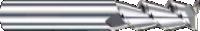 China 2 Flutes Square End Mills TiN Coating With High Speed Steel Material for sale