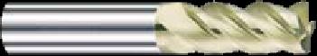 China Square Titanium Alloy End Mill Anti Vibration Performance With Standard Flute for sale