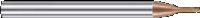 China High Accuracy Corner Radius End Mills 2 Flutes High Strength for sale