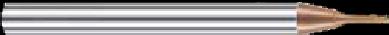 China High Accuracy Corner Radius End Mills 2 Flutes High Strength for sale