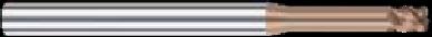 China Long Lasting Carbide Corner Radius End Mill 30 Degree Helix Angle Versatile for sale