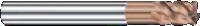 China 4 Flutes Long Shank Corner Radius Endmills Corner Radius Milling Cutters for sale