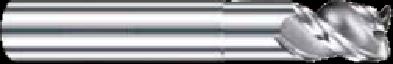 China High Efficient Corner Radius End Mills OEM 3 Flutes For Aluminium for sale