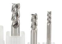 China Sharp Edge Aluminum End Mills 45° Helix Angle High Performance Aluminum Cutter for sale