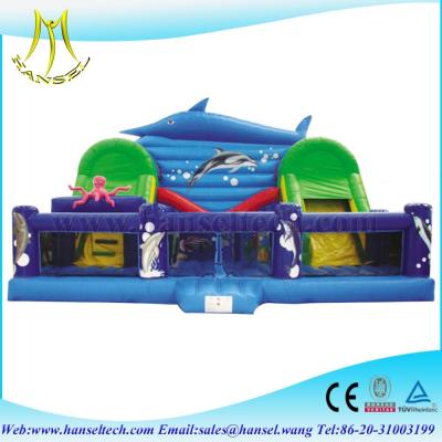 China Hansel high quality commercial inflatable amusement play house for kids for sale