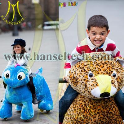 China Hansel coin operated walking ride electronic toys for sale