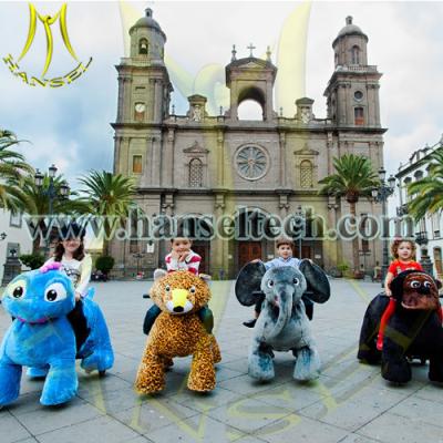 China Hansel battery ride zoo animal rides motorized animal rides animal scooters for mall for sale