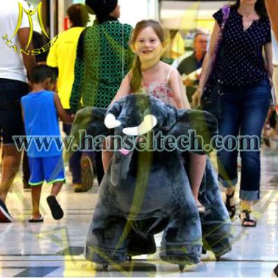China Hansel Coin Operated Walking Animal Walking Scooter Animals Stuffed Animals / Ride On Toys for sale