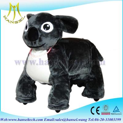 China Hansel China Top Sale Animal Rides Kiddie Ride On Toy Plush Walking Stuffed Animal for sale