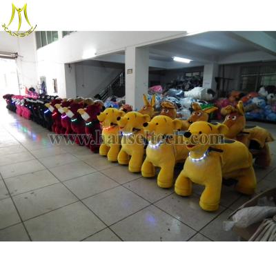 China Hansel 2016 high quality Wholesale 4 Wheels Electric Scooter Stuffed Animal Ride On Animal Toy Animal Robot For Sale for sale