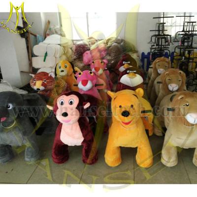 China Hansel 2016 high quality Happy Ride Toy Animal Ride Hot In Shopping Mall Stuffed Animal Ride On Toy for sale