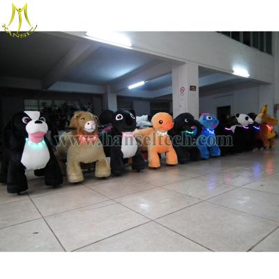 China Hansel 2016 high quality Happy Ride Toy Animal Ride Hot In Shopping Mall Stuffed Animal Ride On Toy for sale