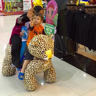China Hansel high quality CE kids playground equipment plush electric kiddie ride coin operated for sale