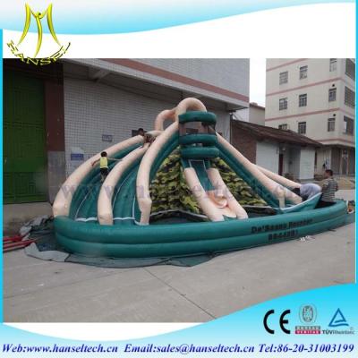 China Hansel hot selling children amusement park inflatable bounce house inflatable bouncy castle for sale