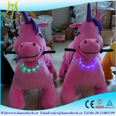 China Hansel  battery  coin operated  musement park game equipment park kawah coin operated triceratopsfor shopping mall for sale