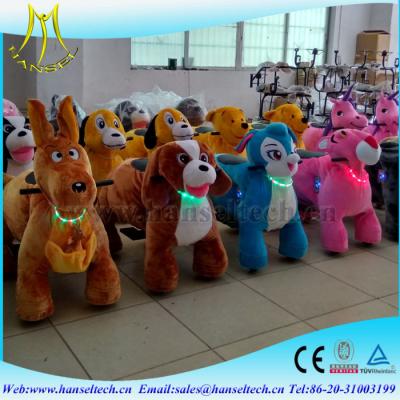 China Hansel  battery coin operation equipment for children entertainment centers animal scooter ride	zippy pets for sale for sale